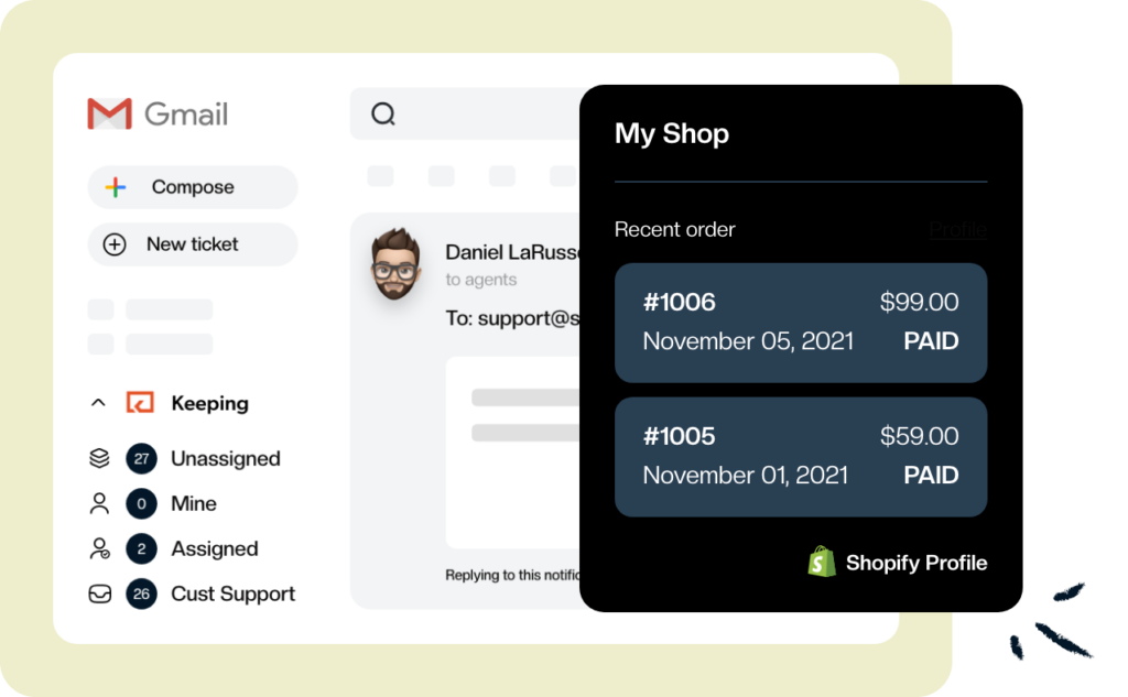 Keeping Shopify Integration | Keeping