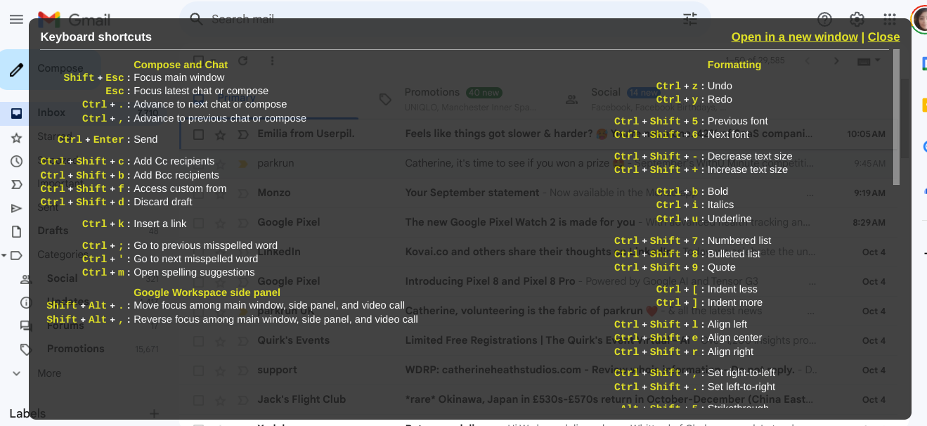 Gmail Keyboard Shortcuts: Top 23 to Learn | Keeping